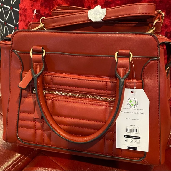 Time and Tru | Bags | Red Time Tru Hand Bag | Poshmark